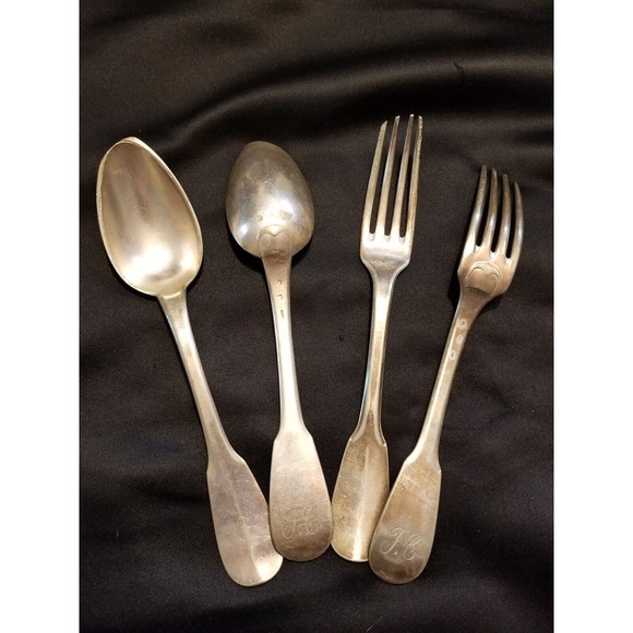 Charles Pillet | Dining | 4 Vintage C Pillet Old French Silverware Rare ...